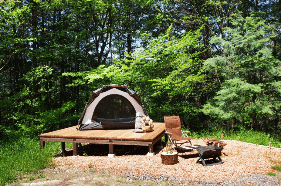 東白川アウトドアリゾートGRANPEAKS | プランの詳細 | EXPERT CAMP AREA スタンダードプラン