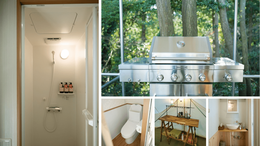 K`s Camp 伊豆高原グランピング | プランの詳細 | 【トマホークステーキ付きBBQプラン】森の星空グランピング！1泊2食付き！手ぶらでアウトドアを楽しみたい！朝食はキャンプスタイル ...