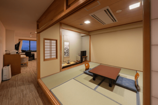 | Sea side DX Japanese-Western room - A Twin + Japanese-style room 8 ...