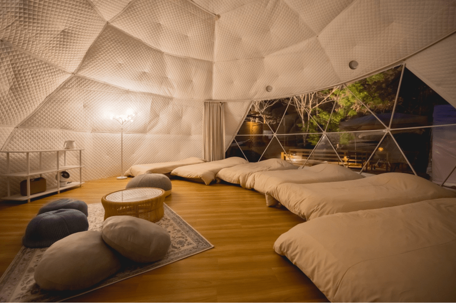 矢板温泉グランピング yulampi -ユランピ- | プランの詳細 | 《12月～6月の特定日限定／小学生6年生まで無料🎉 》栃木の美食と自然を存分に味わうファミリープラン 1泊2食付き ...